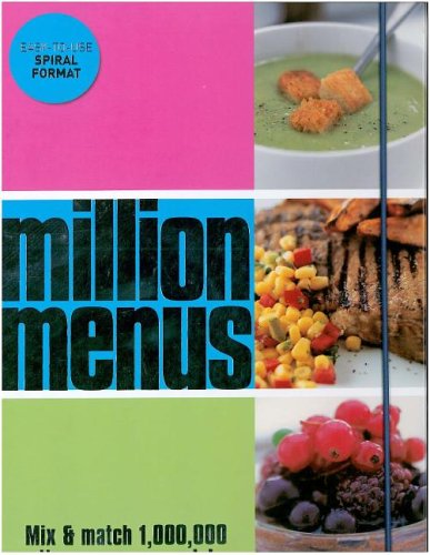 Million Menus: n/a: 9781405456890: Amazon.com: Books