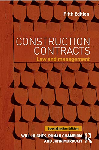 Buy CONSTRUCTION CONTRACTS : LAW AND MANAGEMENT, 5TH EDITION Book ...
