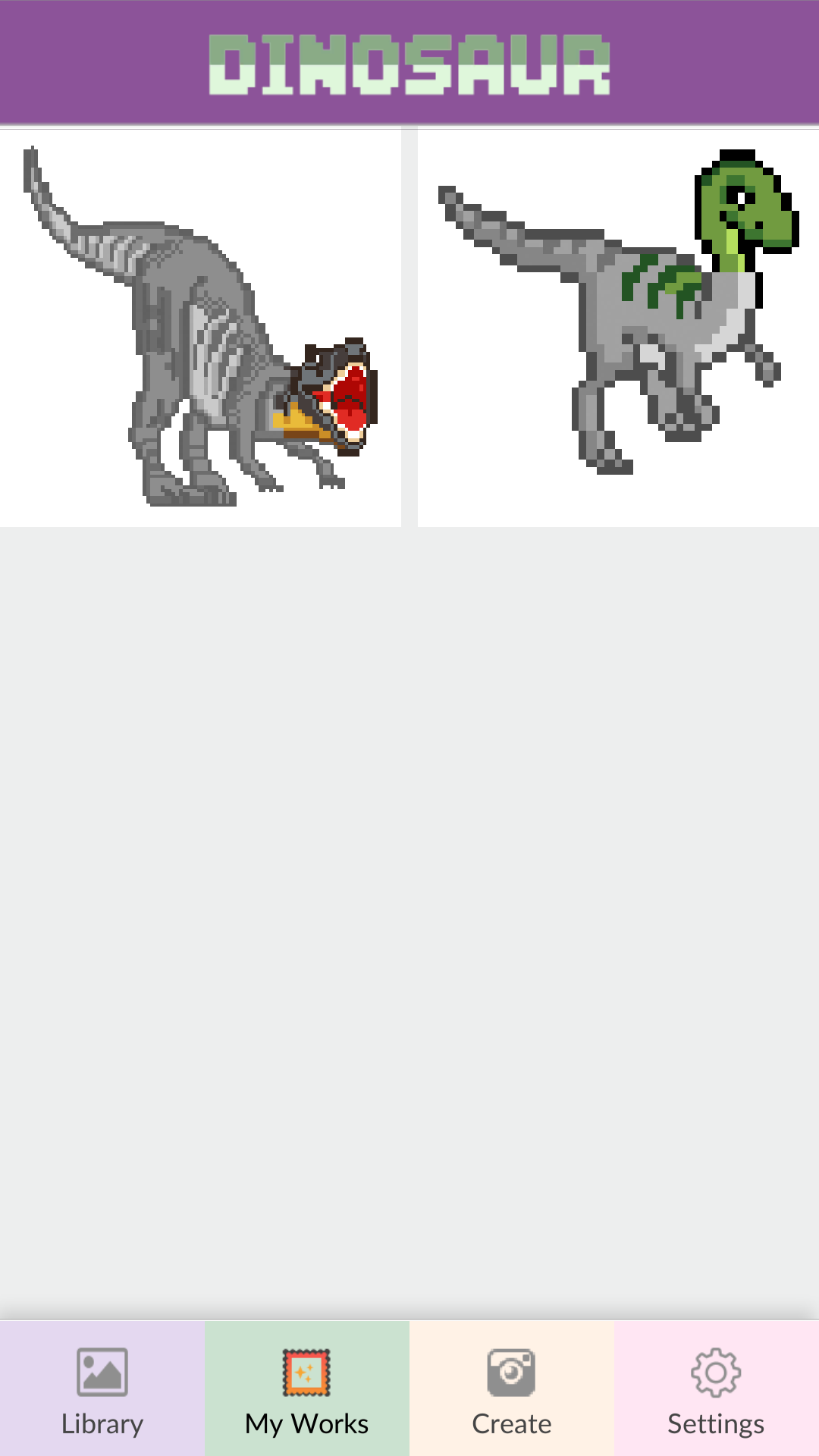 Dinosaur Color By Number, Pixel Art Dinosaur - App on Amazon Appstore