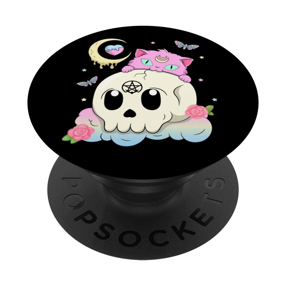 Black Popsocket Decorate Your Kindle: Pastel Goth Aesthetic Inspiration ...