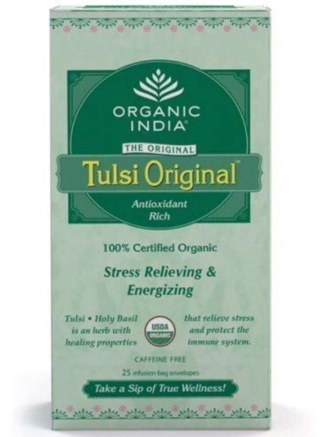 Organic India Tulsi Tea Original 25 Tea Bags - By Organic India (Pack ...