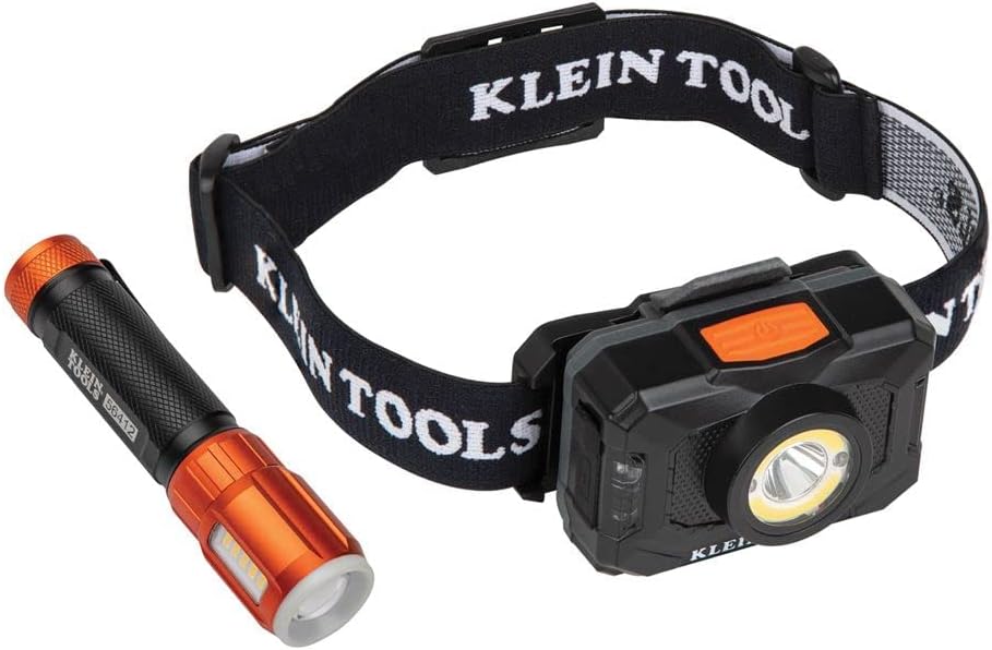 Klein Tools 56413 - Linterna LED recargable de 2 colores, funda, foco ...