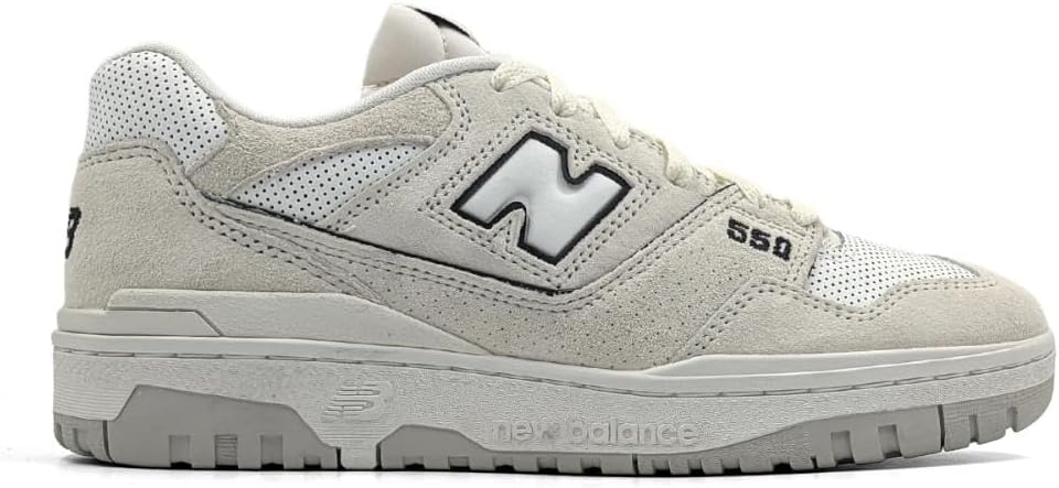 Amazon.com | New Balance 550 Mens Reflection White BB550PRB Size 11 ...