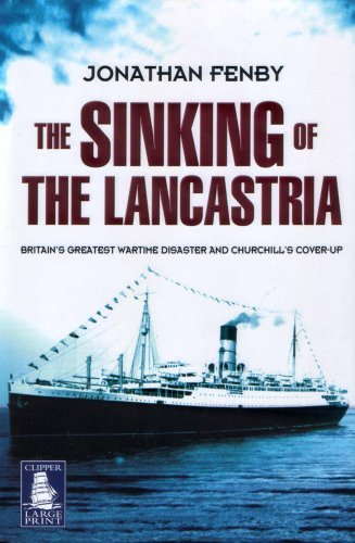 Amazon.co.jp: The Sinking of the Lancastria (Clipper Large Print) : 本