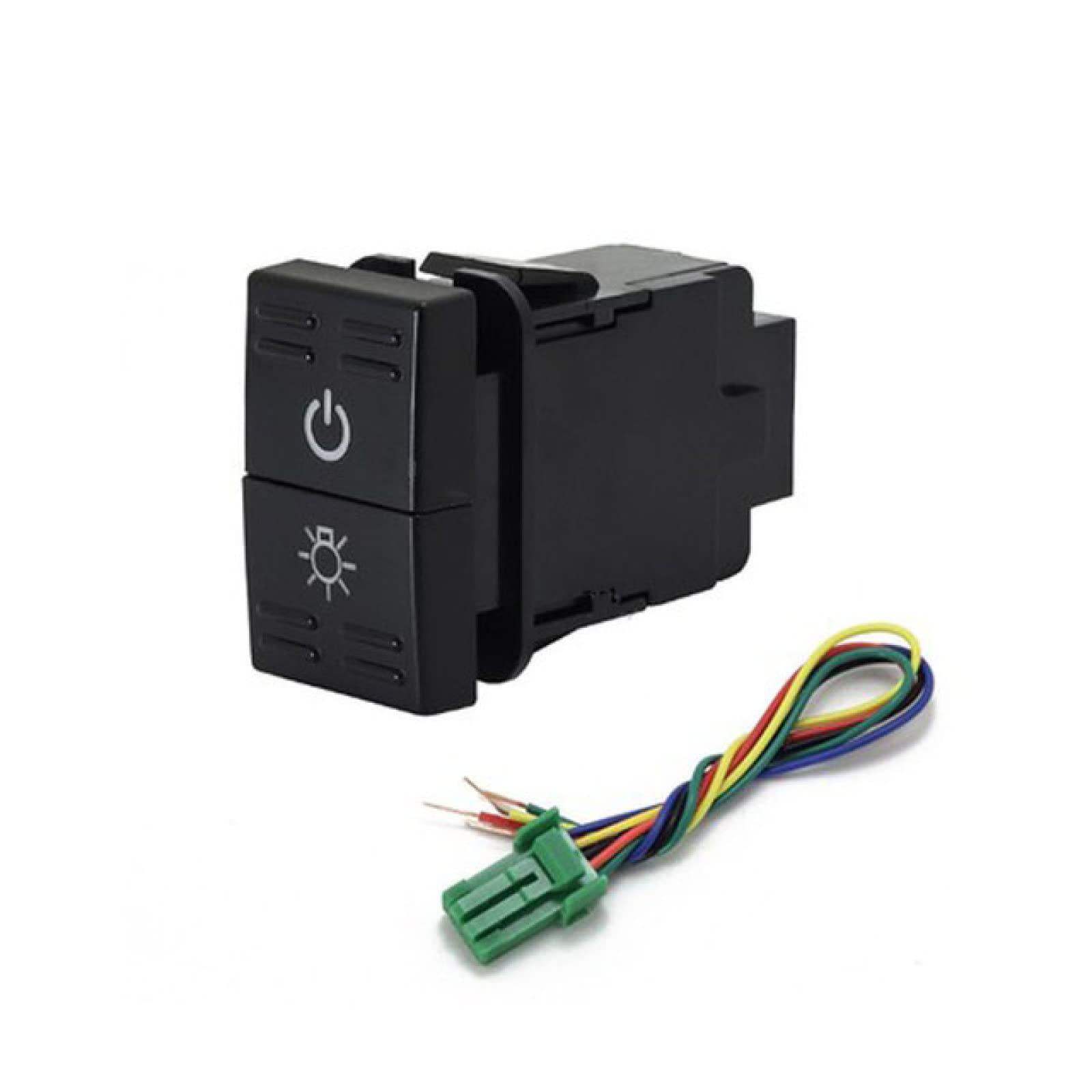 Buy NNDX 1pc Dual Key Switch Dual Switch Fog Lights Spotlight Power ...