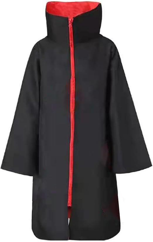 Akatsuki Cloak Unisex Ninja Long Robe Kids Uniform Halloween Cosplay ...