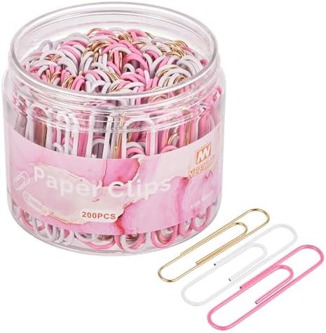 Amazon.com : Office Style Large Colored Paper Clips, Mixed (OS-LARGEPC ...