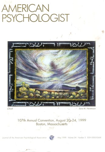 American Psychologist: Volume 54, Number 5, May 1999: Raymond D. Fowler ...