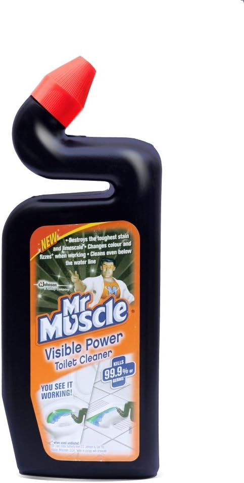 Amazon.com: Mr. Muscle Visible Power Toilet Cleaner - 500 ml : Health ...