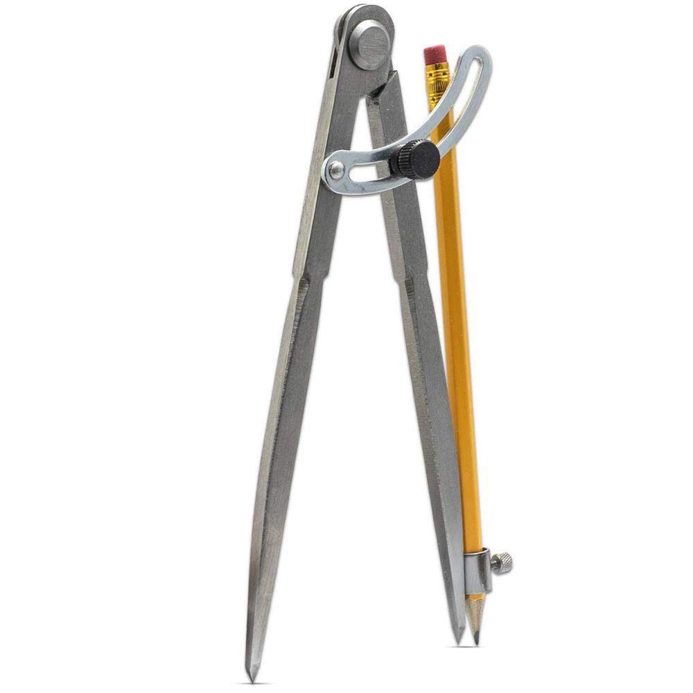 lesgos Professional Compass for Geometry, Precision Compass with Pencil ...