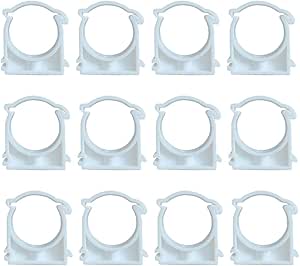HLIWS 12PCS Inner Diameter 40mm,Plastic Water Pipe Fixed Clips,Tubing ...