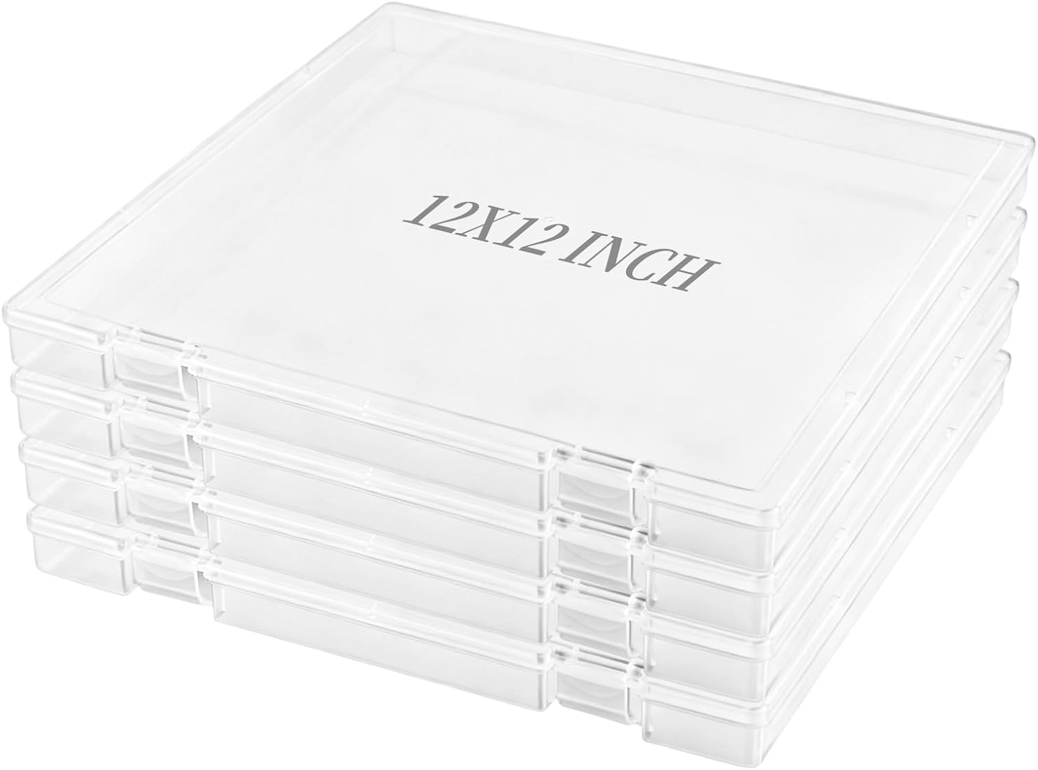 Amazon.com: Oungy 12 x 12 Paper Storage 4 Pack Portable Scrapbook Paper ...