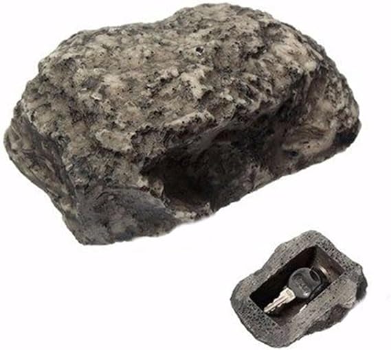 Amazon.com: Lokatall Key Hider Fake Rock Safe Key Holder Rock, Resin ...