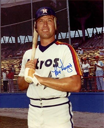 Ray Knight Autographed Photograph - Astros w bat 8X10 Color BE Hologram ...