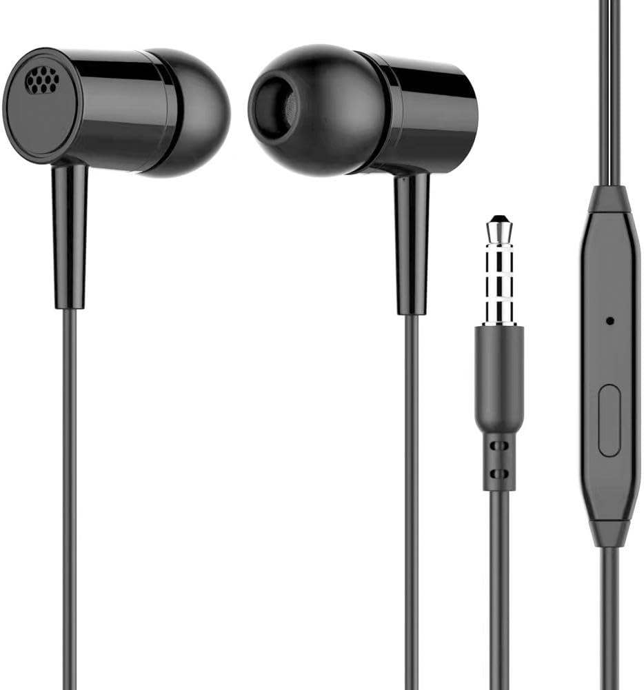 Generic In-Ear Wired Headphones, 3.5mm in Ear Earbuds Lightweight ...