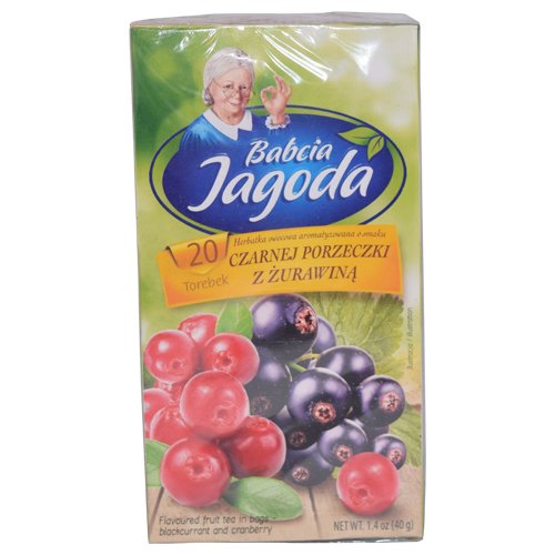 Amazon.com : Babcia Jagoda Blackcurrant and Cranberry Tea 40g (Pack of ...