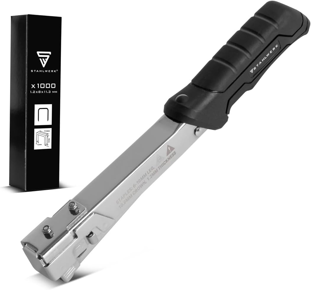Hammertacker Rapid 19 Schlagtacker Tacker + 10.000 Heftklammern ...