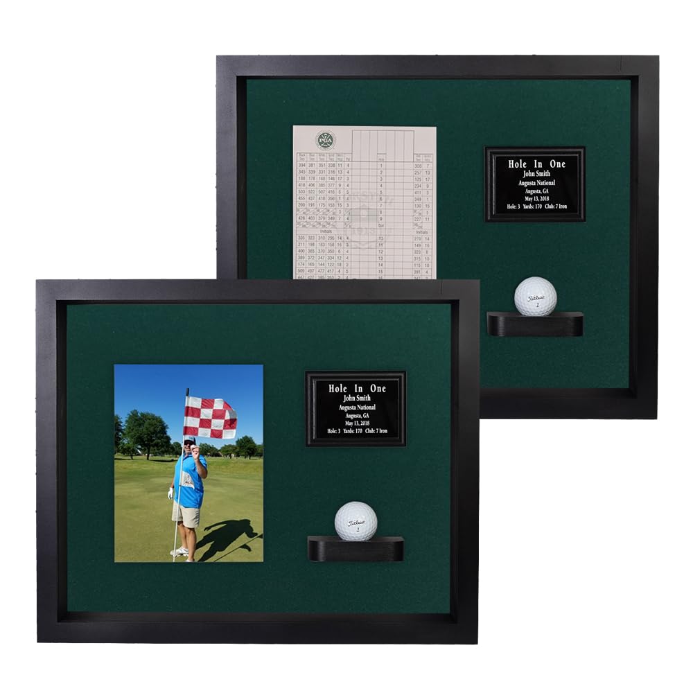 Amazon.com: Eureka Golf Products Hole in One Shadowbox and Golf Ball ...