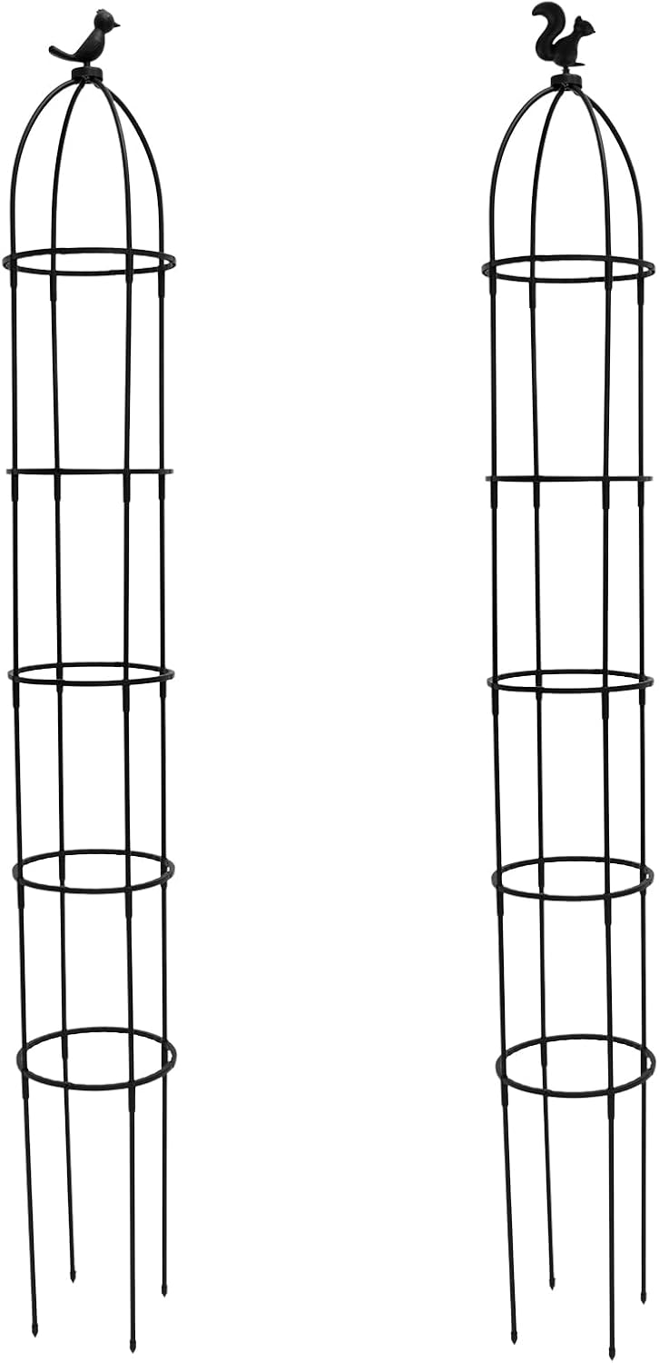 Amazon | Shuiling 2セット トレリス 支柱 バラ つる花 観葉植物 植物 支柱 花ささえ 180cm ガーデニング 支柱 サポート 簡単組立式 高さ自由調整可能 使いやすい | 支柱
