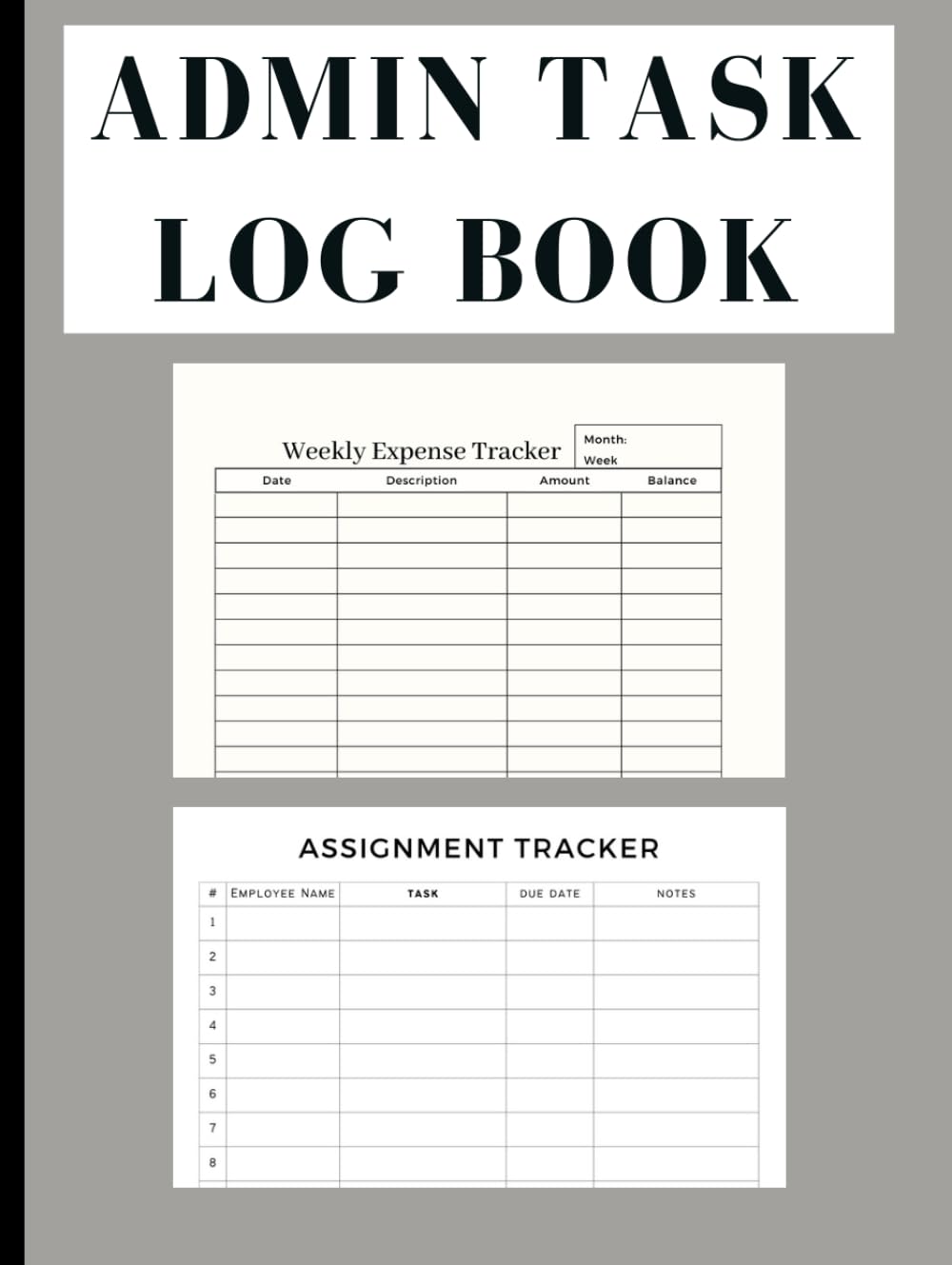 Amazon.com: Administrative Tasks Log Book: Streamline Employee ...