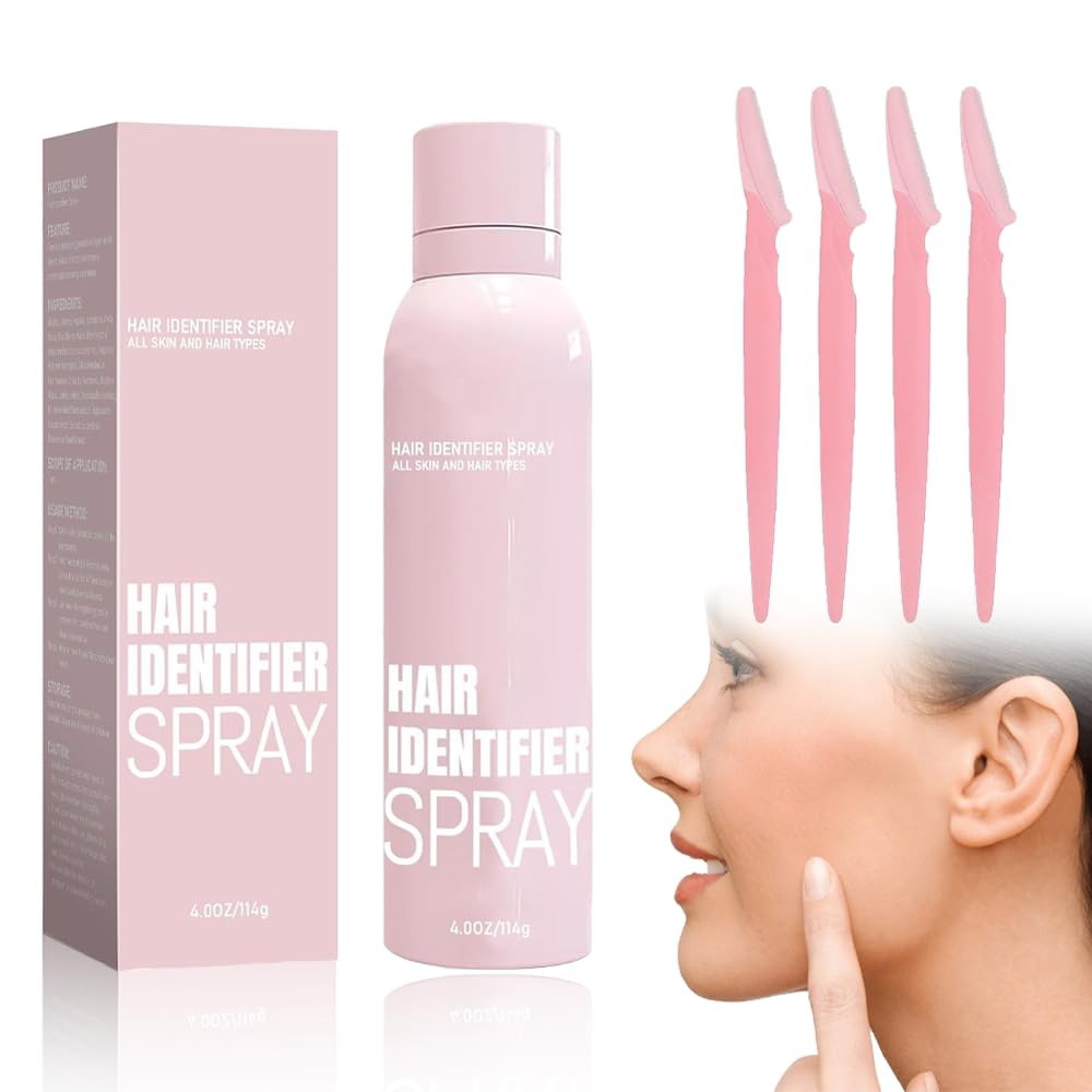 Amazon.com: Dermaplaning Tool for Face - Hair Identifier Spray for Face ...