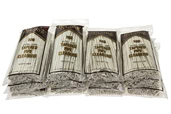 Bj Long Extra Long Tapered Pipe Cleaners 100 Count - 12 Pack TP-1422 ...