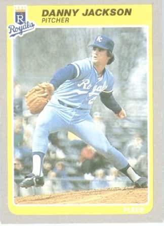 Amazon.com: 1985 Fleer Baseball Card #205 Danny Jackson : Collectibles ...