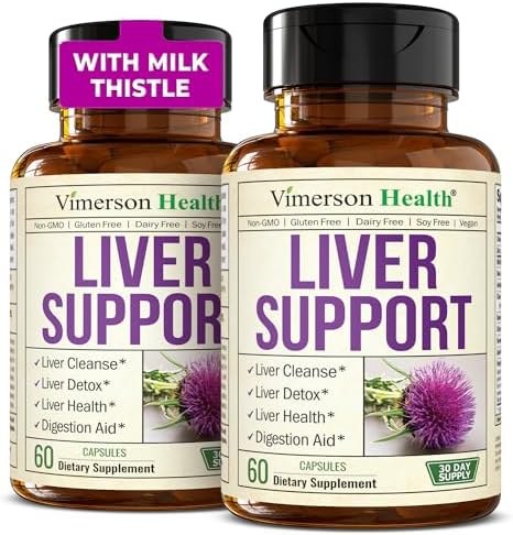 Amazon.com: Liver Cleanse Detox & Repair Milk Thistle Supplement. Liver ...