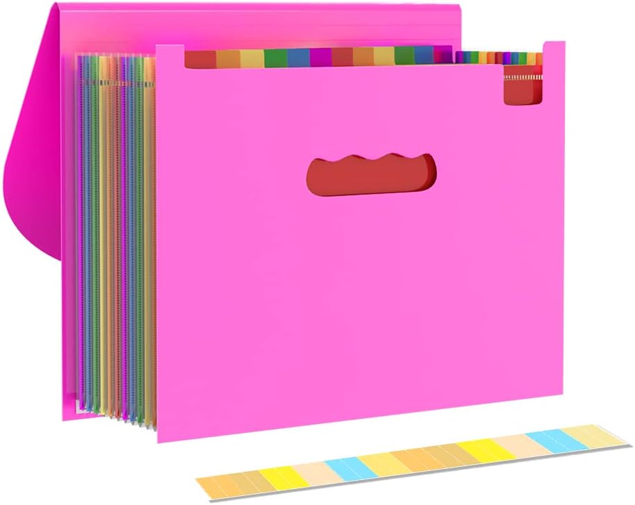 Amazon.com : U Brands Modern Pretty Fashion Expandable File Folder ...