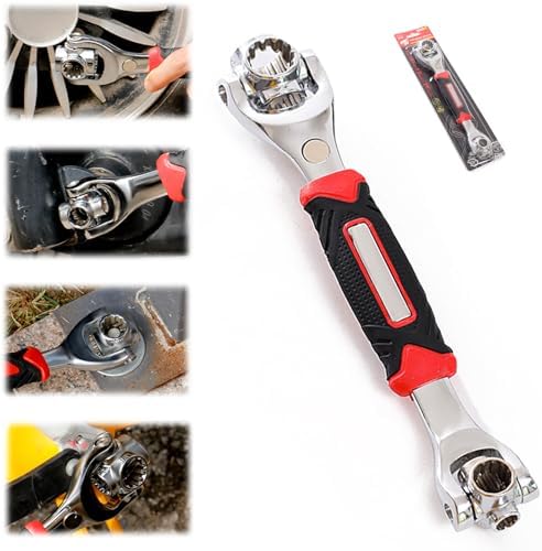 Socket Spanner,52 In 1 Universal Socket Spanner Wrench,Multifunctional ...