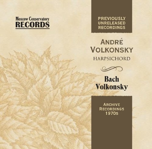 Bach, Volkonsky / Andre Volkonsky, harpsichord - Deluxe Edition 2CD - Amazon.com Music