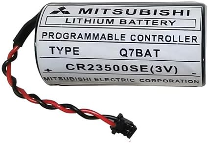 Amazon | TOPMAO （1個入り）CR23500SE/Q7BAT 3.0V 6000mAh リチウム電池、Q series PLC ...