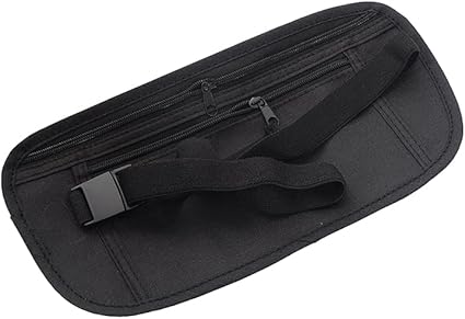 Amazon.com | Upgraded Money Belt for Travel Hidden RFID Security Pouch ...