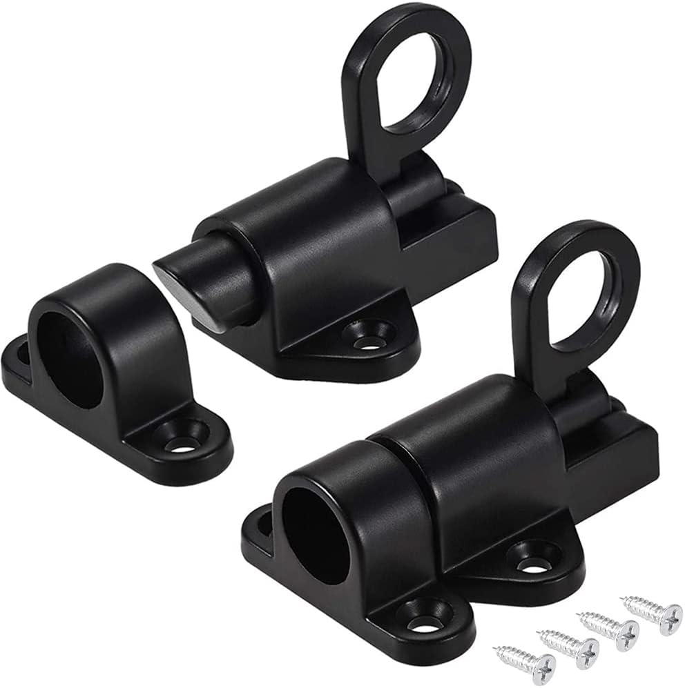 Amazon.com: Small Size Spring Loaded Latch Pin - Door Security Slide ...