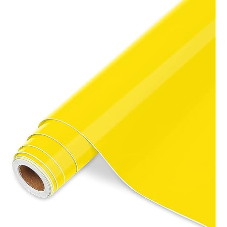 Amazon.com: Yellow Permanent Vinyl for Cricut, IModeur Adhesive Vinyl ...