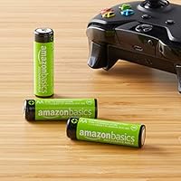 Amazon Basics 24-Pack AA Rechargeable Batteries, Performance 2,000 mAh ...