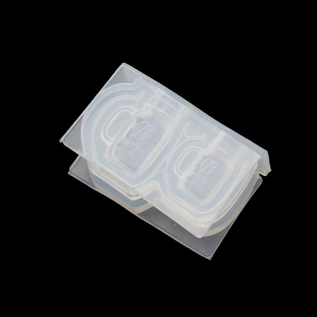 Amazon.com: Silicone Mold, 1:12 Scale Miniature Round Transparent Jar ...