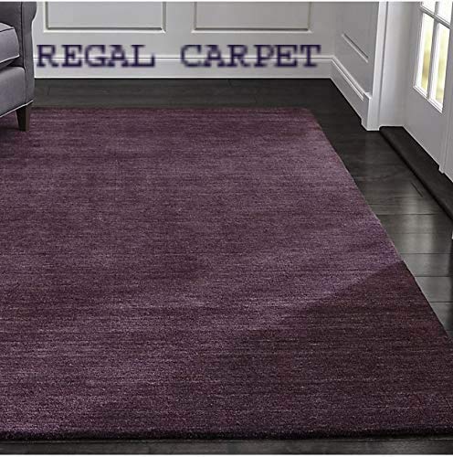Buy Regal Carpet Exclusive Collection of Handmade Plain Tuffted Carpet ...