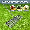 Amazon.com : Lawn Leveling Rake, 30"*10" Multifunctional Rake for ...