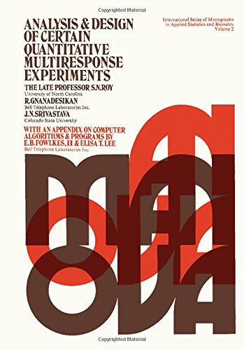 Analysis and design of certain quantitative multiresponse experiments ...