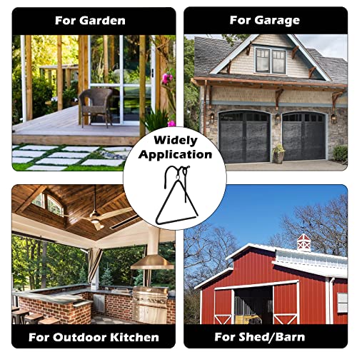 Blacksmith Iron Dinner Bell 12“ Triangle Heavy Duty