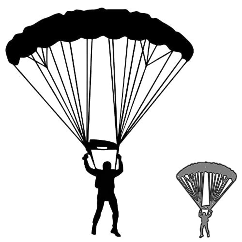 Parachute Black And White