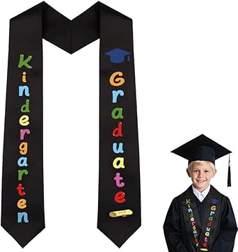 Amazon.com: Lxzyu Preschool Kindergarten Graduation Sash,Unisex ...