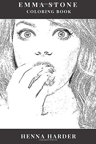 Emma Stone Coloring Book Most Talented Actress Of Her Generation ...