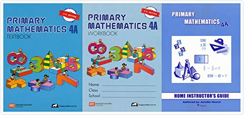 Singapore Primary Mathematics Level 4A Books Set (3 Books) - Textbook ...