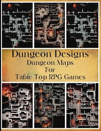 Dungeon Designs: Dungeon Maps For Table Top RPG Games (Table Top RPG ...