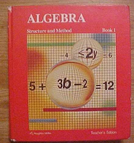 Algebra Structure and Method Book 1 Teacher's Edition: Mary P. Dolciani ...