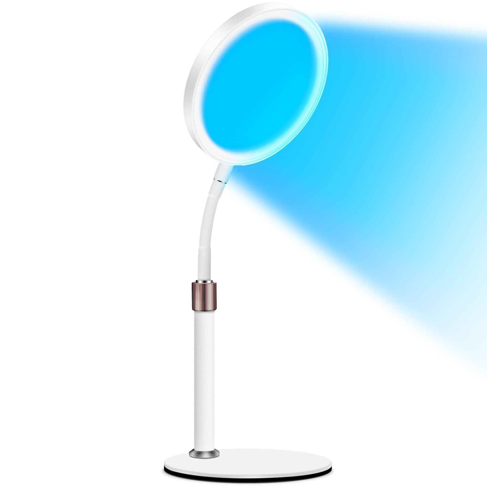 Sunlamlux Happy Lamp, Blue Desk Light with Timer Function and ...