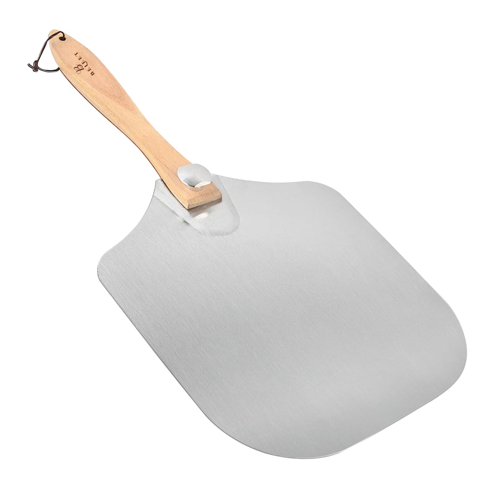 Amazon.com: Metal Pizza Peel 12 inch - with Foldable Wooden Handle ...
