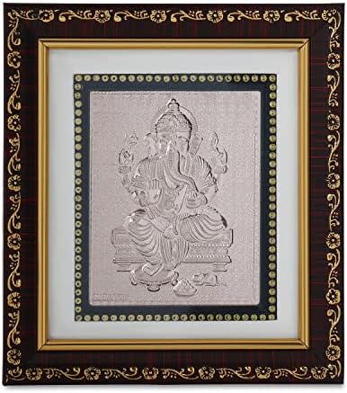 Ganesh Photo Frame | Ganesh Ji Silver Plated Photoframe | Ganpati Frame ...